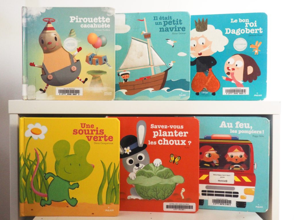"Comptines à toucher", Editions Milan - 1 Bulle 2 Langues